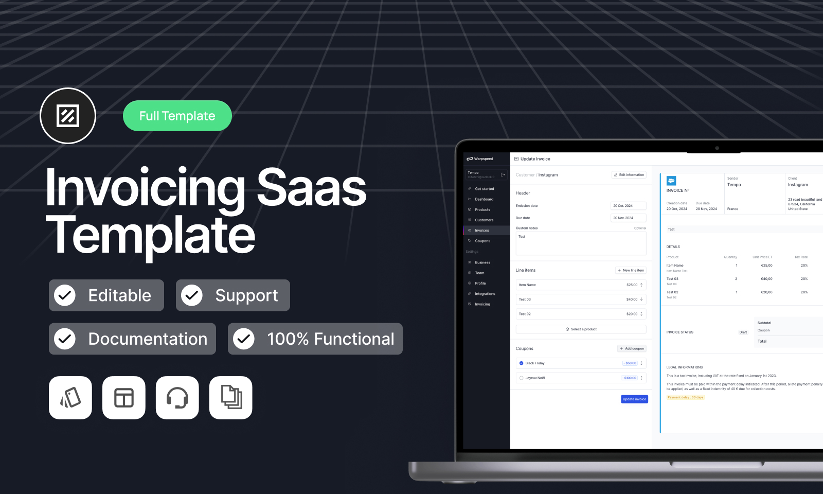 Invoicing Saas Template Template | Bubble